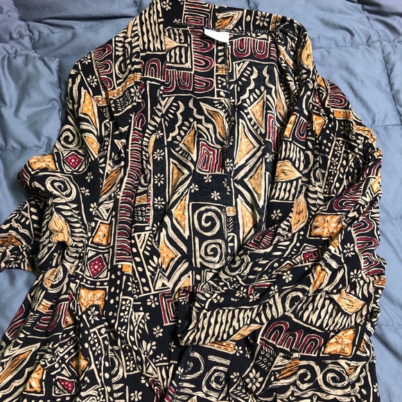 Style Studio | Tops | Vintage Aztectribal Print Kimono Duster | Poshmark